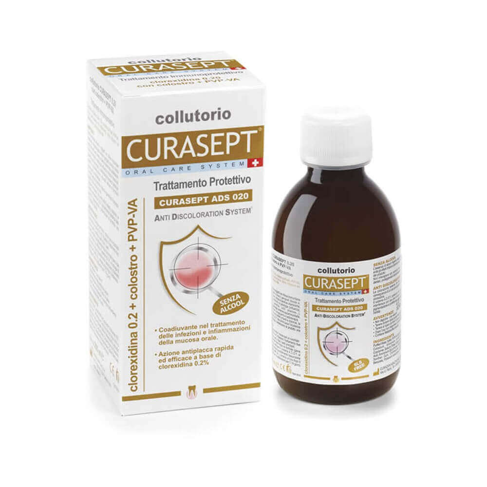 CURASEPT COLLUTORIO TRATTAMENTO PROTETTIVO 0,20 ADS 200 ML + COLOST...