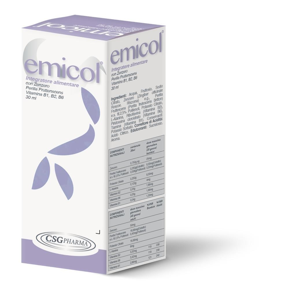 C.S.G. PHARMA Srl EMICOL 30 ML di Integratori e Alimenti